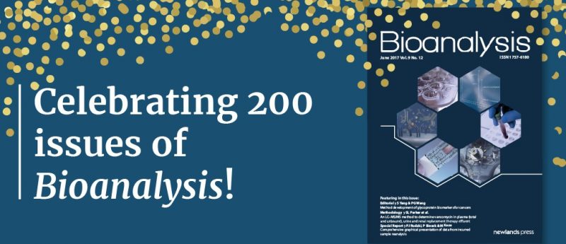 Celebrating the 200th issue of Bioanalysis - Bioanalysis Zone