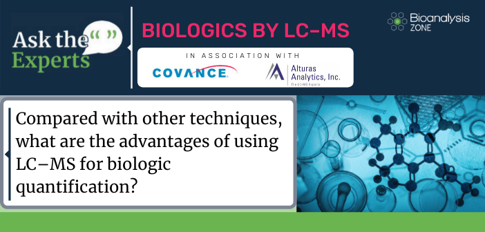 Advantages of LC–MS for the bioanalysis of biologics | Bioanalysis Zone