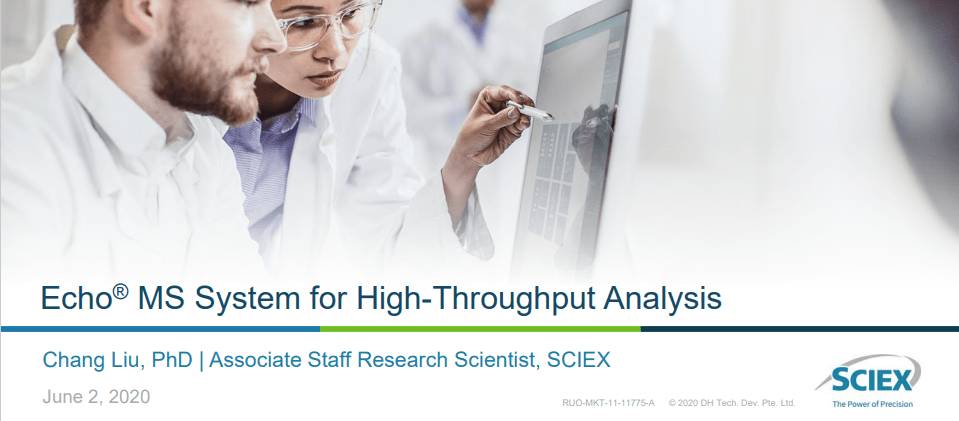 Echo® MS System for high-throughput analysis - Bioanalysis Zone
