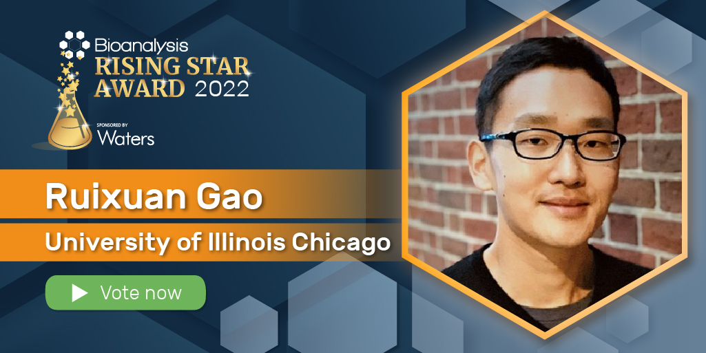 Bioanalysis Rising Star Award finalist: Ruixuan Gao - Bioanalysis Zone